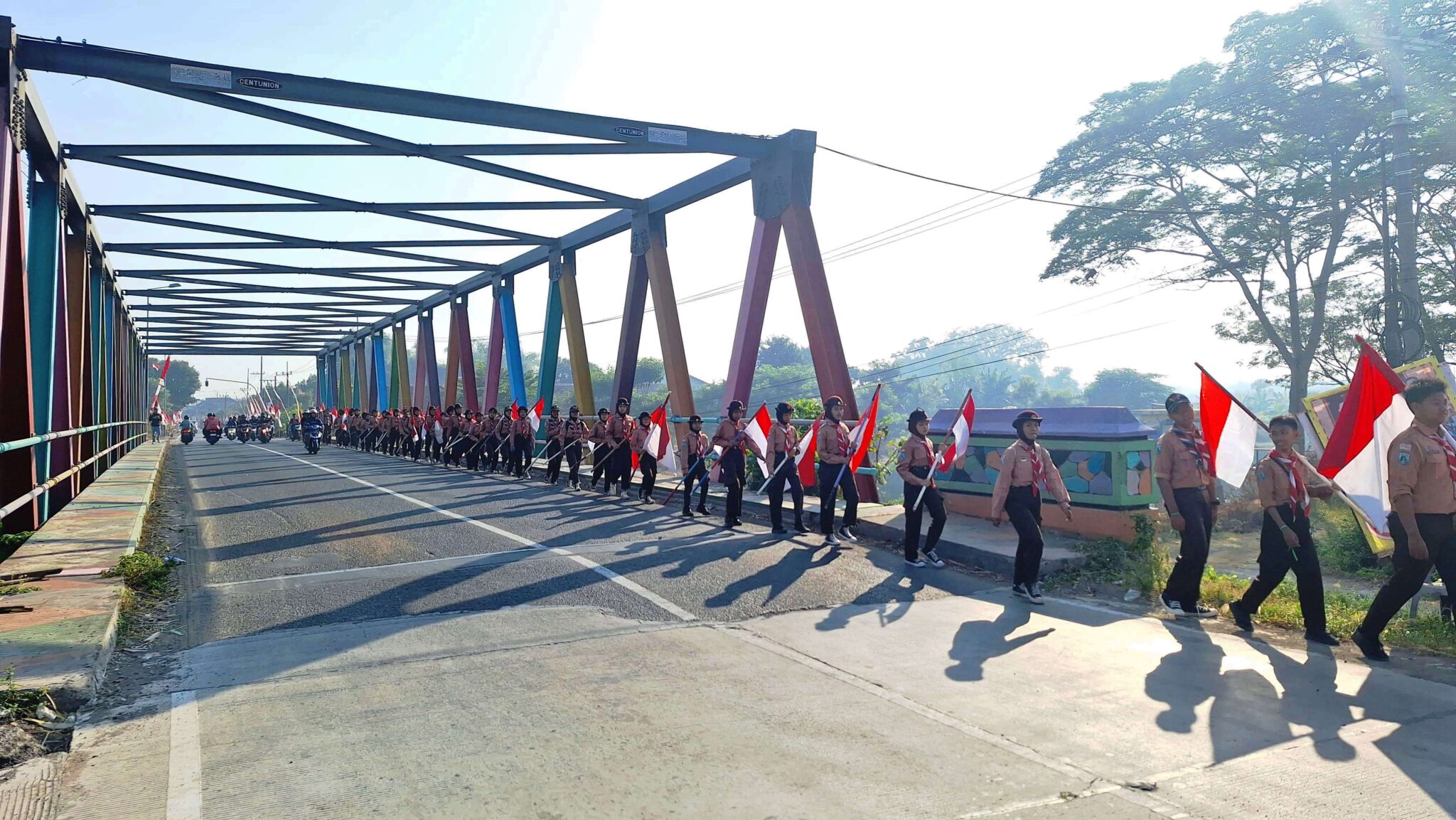 Candi Jolotundo Tujuan Kirab 79 Bendera Merah Putih Pramuka Galamesa ...